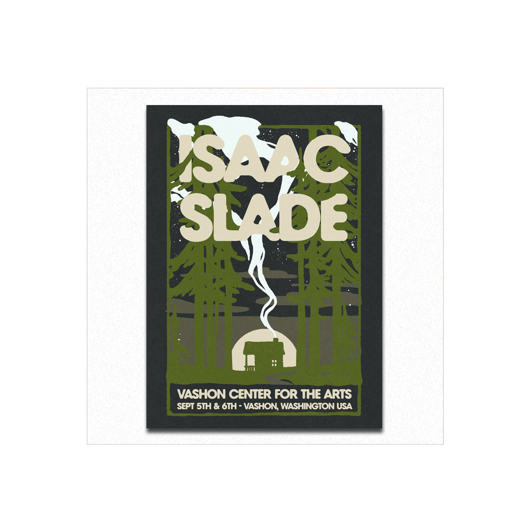 Isaac Slade Solo Show Posters *Signed, Numbered Limited Edition* – Side ...